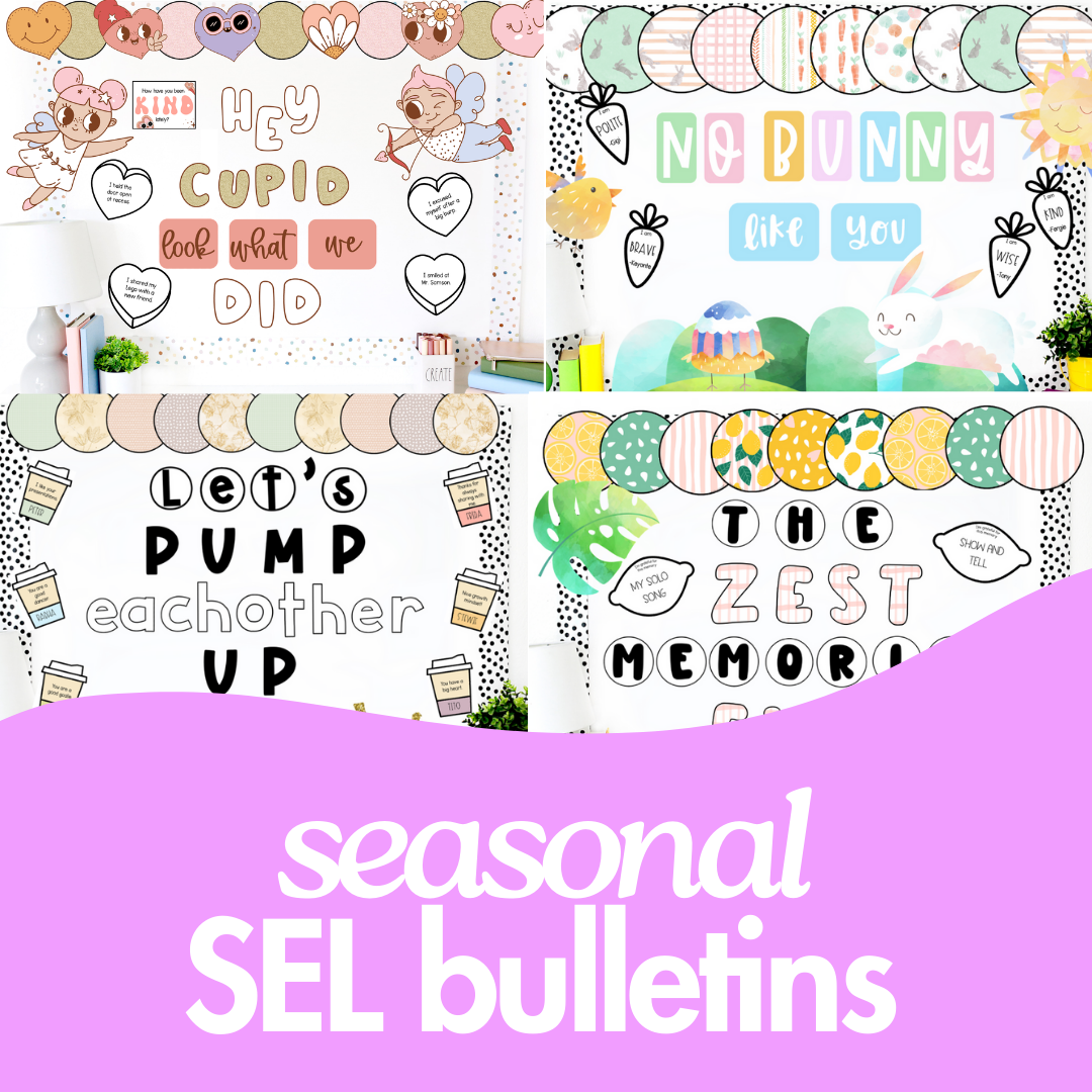 Fun Seasonal SEL Bulletin Boards Ideas for Teachers and Elementary Cou ...